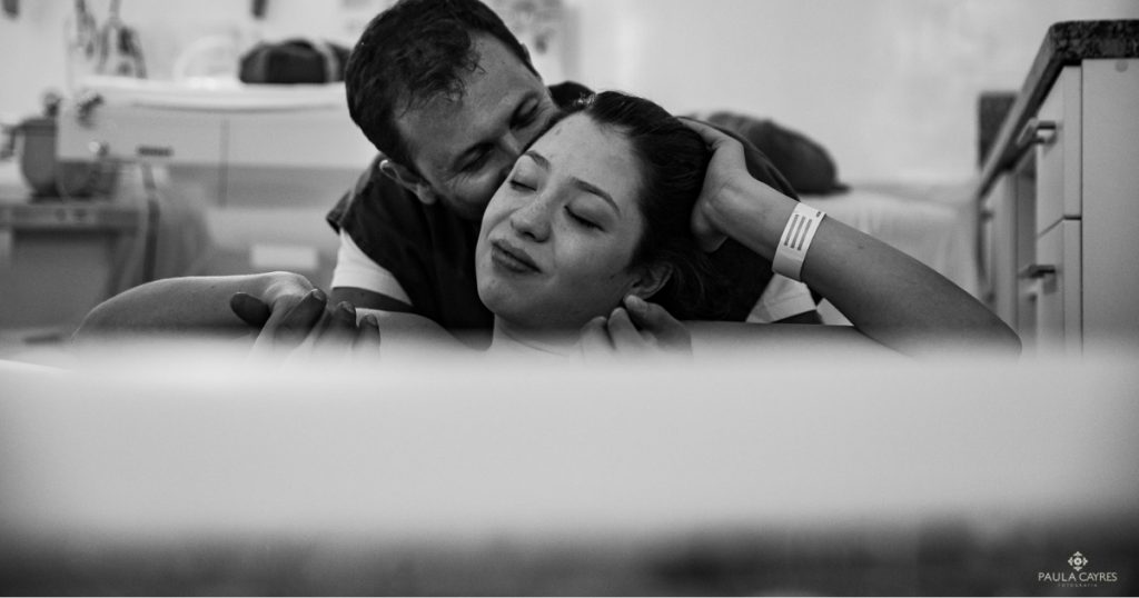 Parto tranquilo – foto de Paula Cayres – Casa da Doula